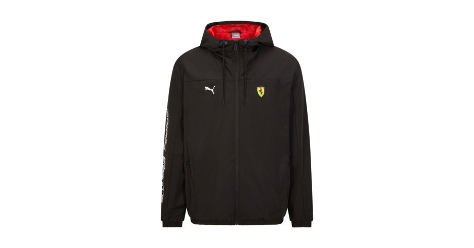 Ferrari geaca de barba?i cu gluga Rain PUMA black F1 Team 2021 - XXL ...