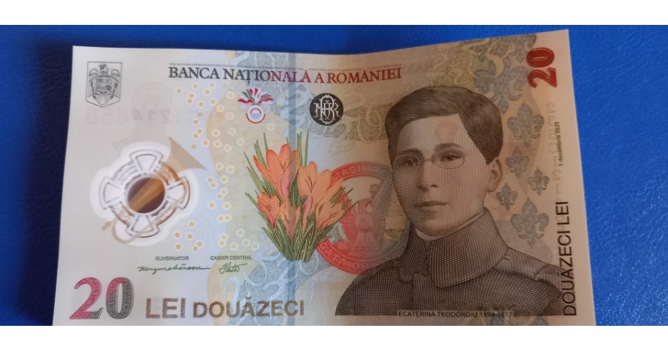 7 bancnote 20 lei cu Ecaterina Teodoroiu serii consecutive | arhiva ...