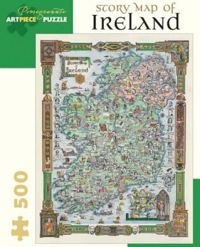 Story Map of Ireland: 500 Piece Jigsaw Puzzle | Okazii.ro