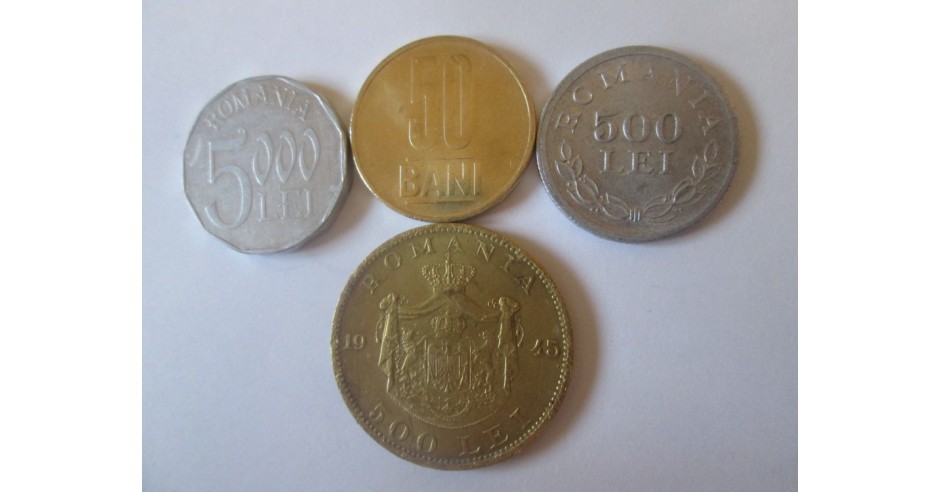 Lot 4 monede romanesti colectie,vedeti imaginile | arhiva Okazii.ro