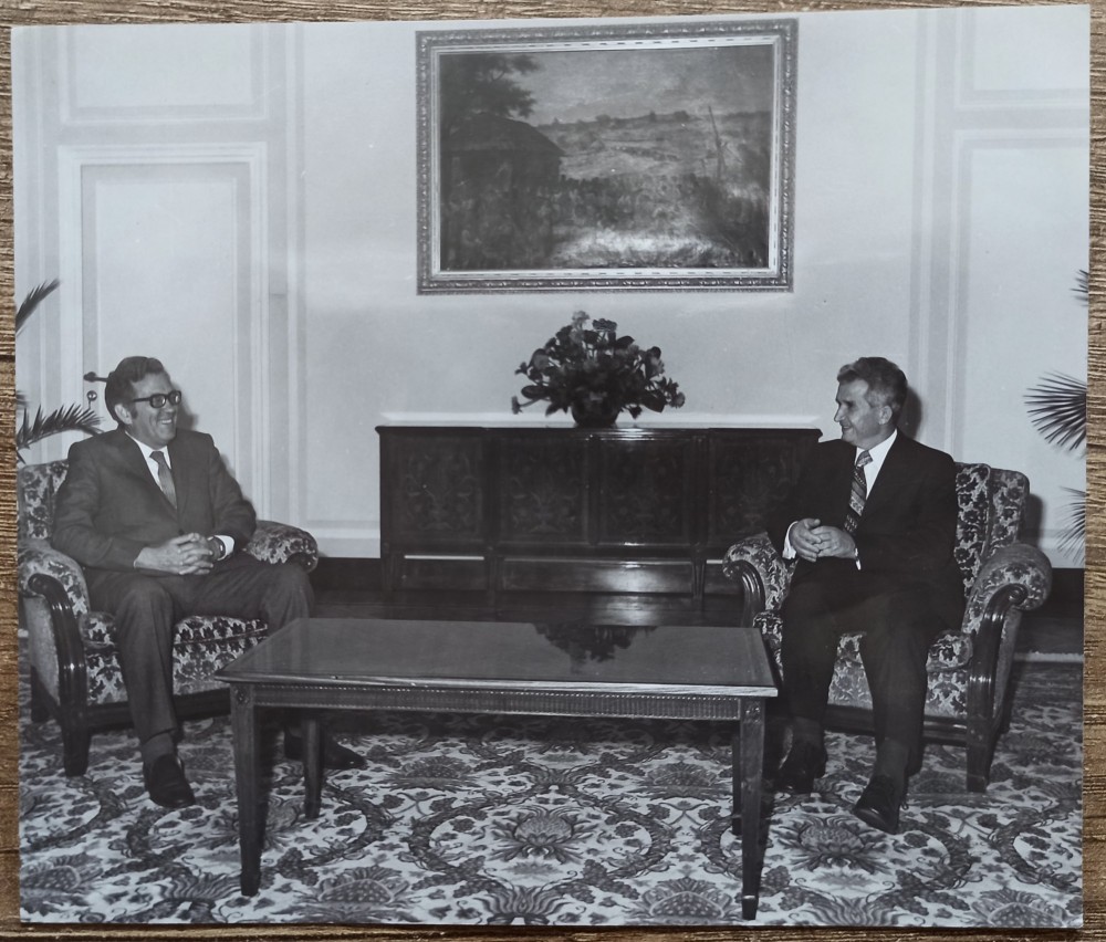 Nicolae Ceausescu intr-o vizita oficiala in Bulgaria// fotografie ...