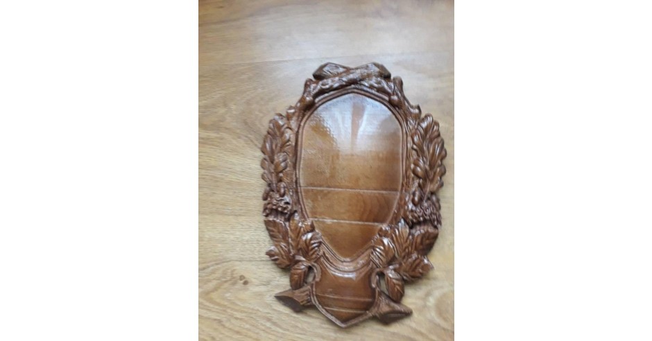 Panoplie caprior tap trofeu vanatoare din lemn | arhiva Okazii.ro