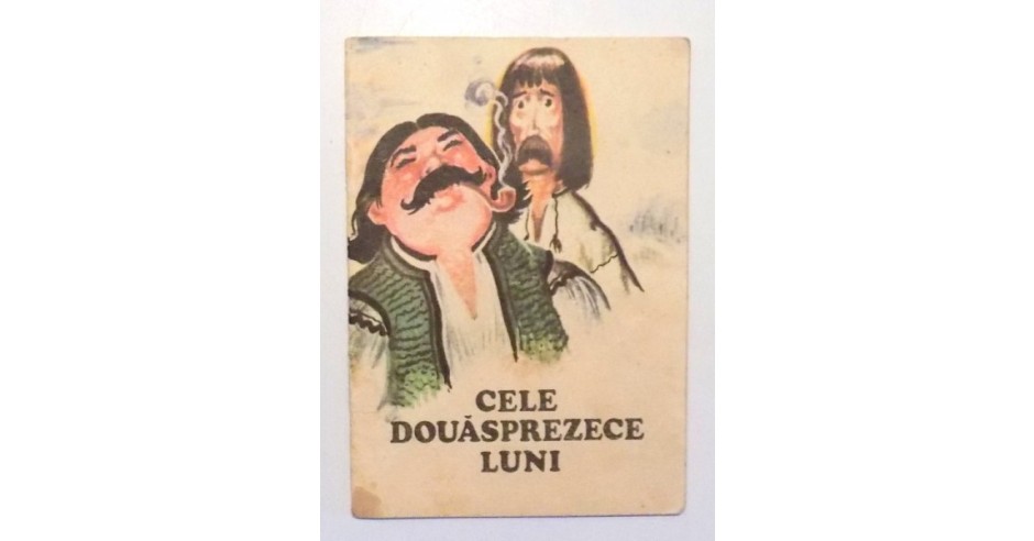 CELE DOUASPREZECE LUNI, TEXT DUPA SIMION FLOREA MARIAN, COPERTA SI ...