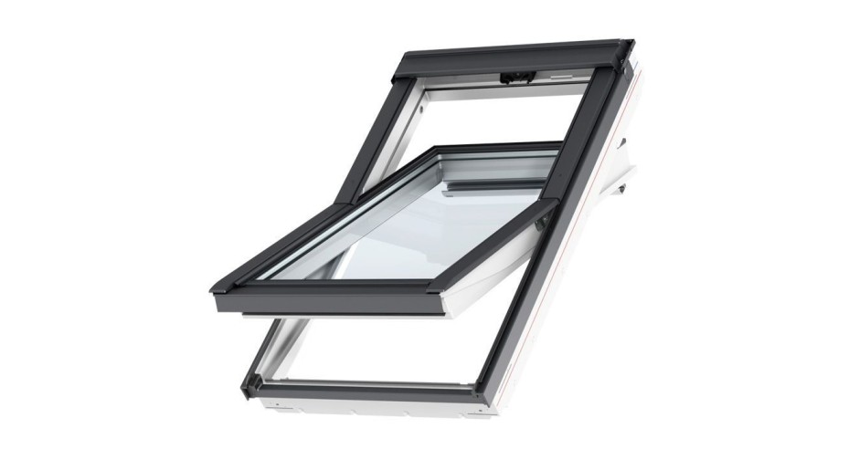 Fereastra mansarda VELUX GLU 0051B - maner jos 66X118 cm învelitori ...