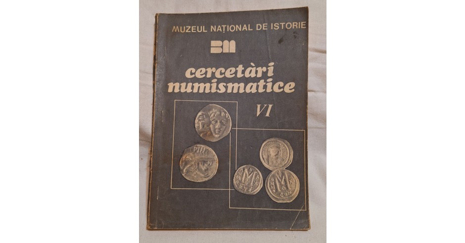 Cercetari numismatice, moneda antica si medievala, carte veche muzeul ...