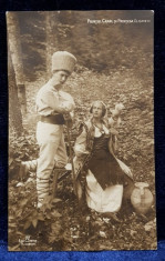 PRINTUL CAROL SI PRINTESA ELISAVETA , COLECTIA A. BRAND - SINAIA ...