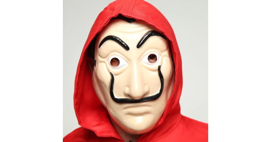 Costum 4in1 masca manusi Casa del Papel Money Heist Fabrica de bani ...