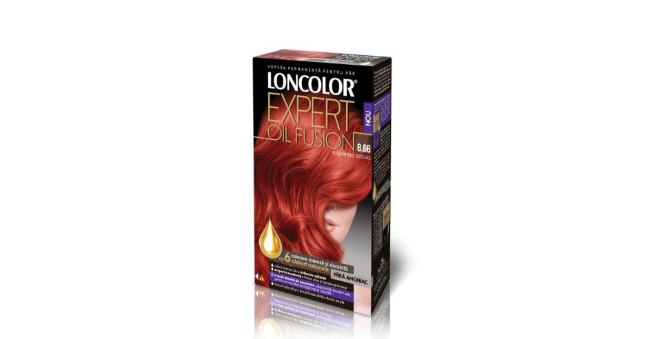 Vopsea de Par Loncolor Expert Oil Fusion 8.66, Rosu Intens Deschis, 100 ...