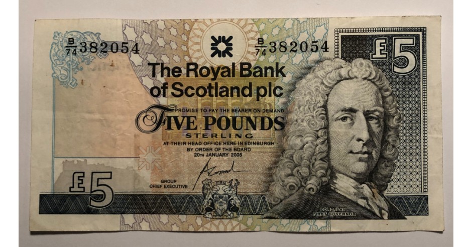 Scotia 5 lire pounds 2005 Culzean Castle | arhiva Okazii.ro
