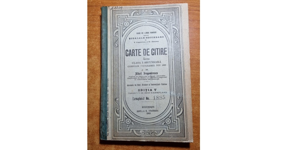 manual - carte de citire pentru clasa a 1-a secundara ( clasa a 5-a ...