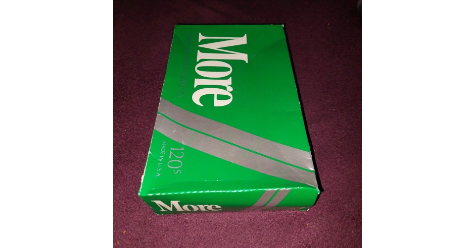 Reclama veche,Cartus vechi TIGARI"MORE"menthol FILTER CIGARETTES 120s ...