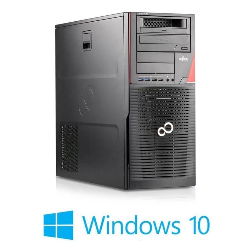 Workstation Fujitsu CELSIUS M740, Octa Core E5-1680 v4, SSD, Quadro ...