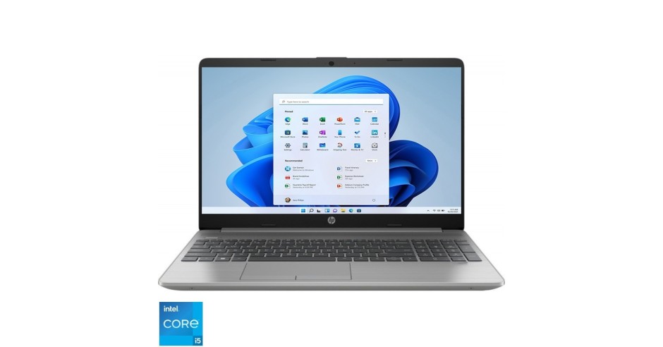 Laptop HP 250 G9 cu procesor Intel? Core? i5-1235U de pana la 4,4 GHz, 15,6", Full HD, IPS, 16 ...