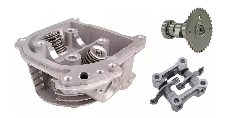 Chiuloasa Completa Scuter Chinezesc Gy6 4T 80cc - cu gaura pentru Epurator | Okazii.ro