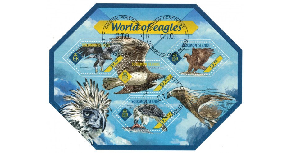 INSULELE SOLOMON 2014 - Fauna, Vulturi/ colita + bloc ( 2 imagini ...