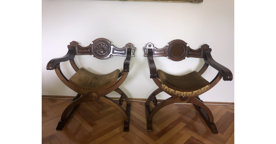 Jilt,scaun,pereche de scaune vechi franceze,sculptate in lemn masiv ...