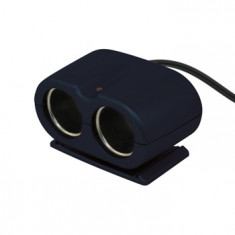 Priza auto dubla carpoint 12v 5a cu cablu de 30cm pentru dispozitive ...