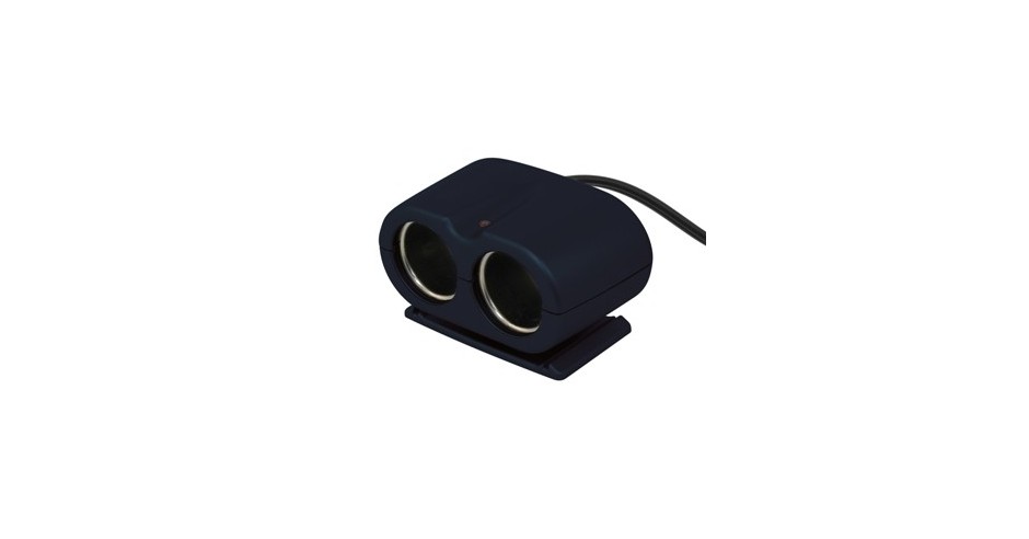 Priza auto dubla carpoint 12v 5a cu cablu de 30cm pentru dispozitive ...