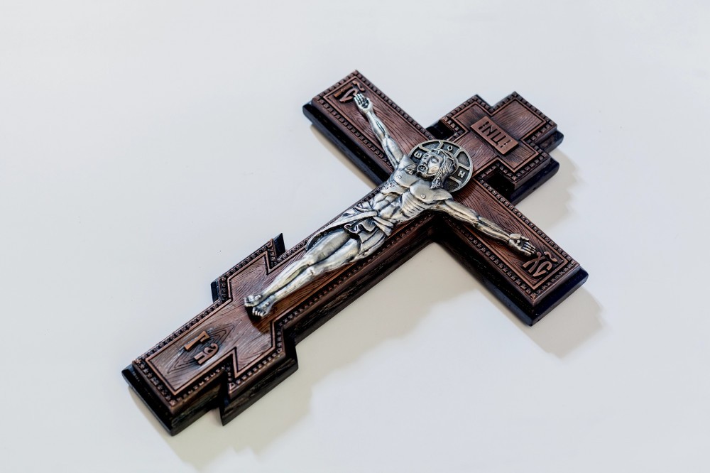 Cruce ortodoxa, Crucifix de perete, dim 31cm x 21cm, cod K-02 | Okazii.ro