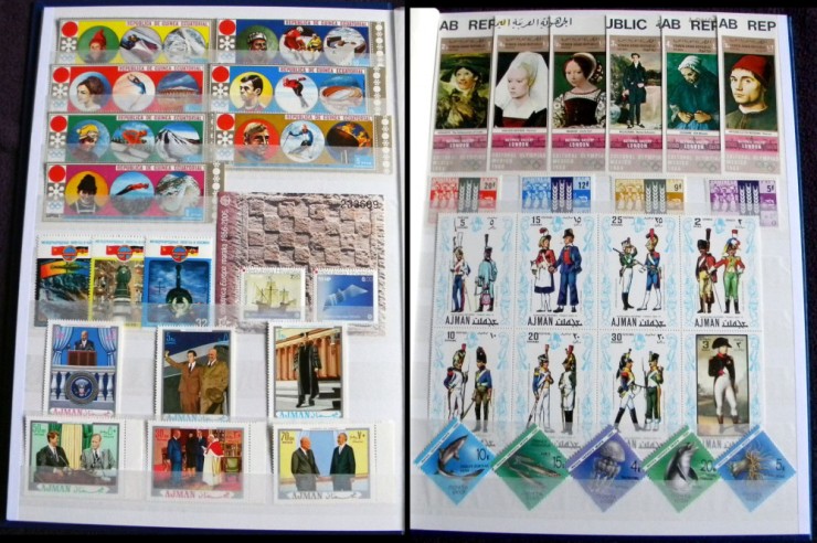 Clasoare cu timbre in Colectie timbre. Cumpara ieftin