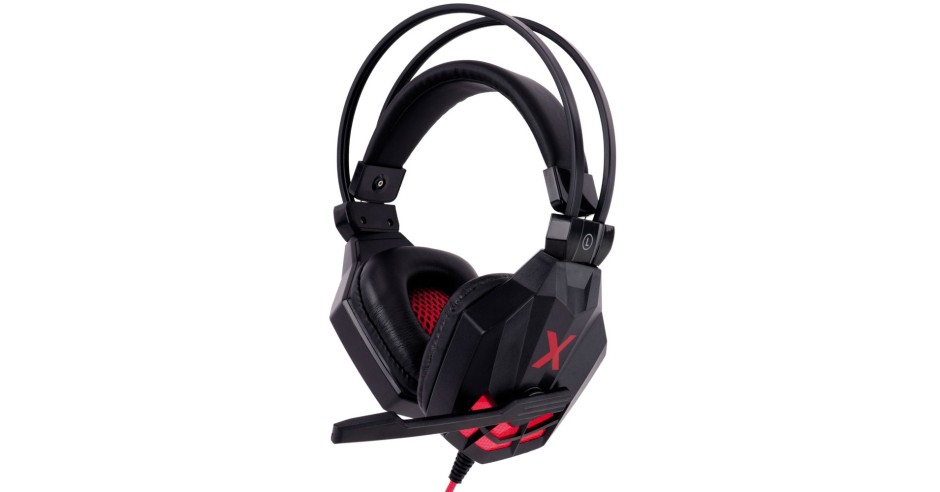 Casti gaming EVO MX-200, Over-Ear, Microfon rotativ, 40mm, Light RED ...