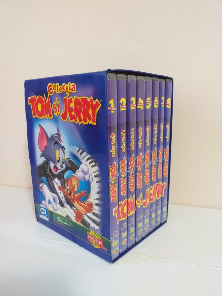 Tom si Jerry colectie desene animate 8 discuri DVD ptr copii | arhiva ...
