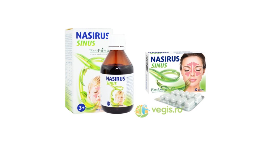 Pachet Sirop Nasirus Sinus 100ml + Nasirus Sinus 30cps | arhiva Okazii.ro