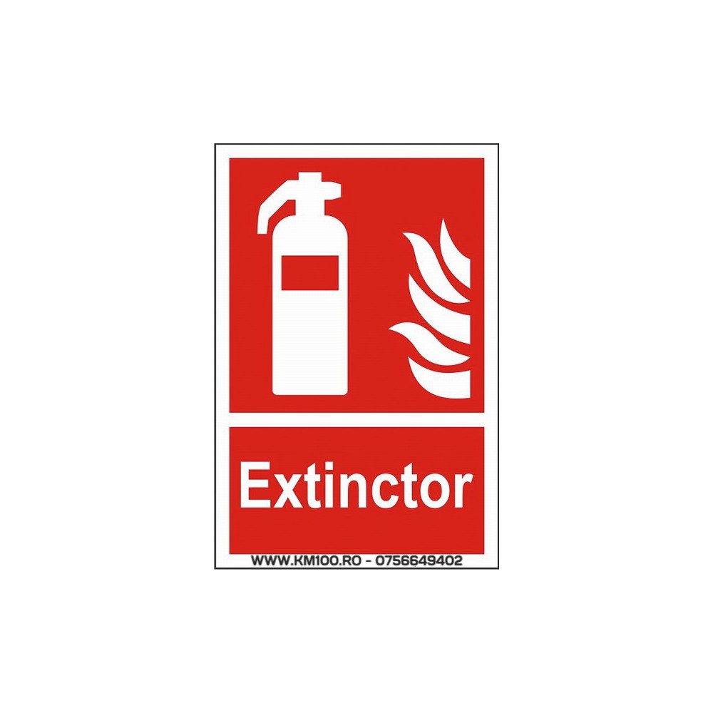 Indicator cu Semnul Stingator.Extinctor(1) Best View | arhiva Okazii.ro