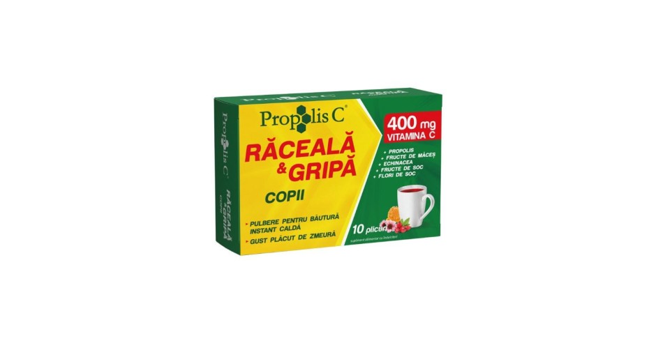 Propolis C Raceala si Gripa copii, 10 plicuri, Fiterman Pharma | arhiva ...