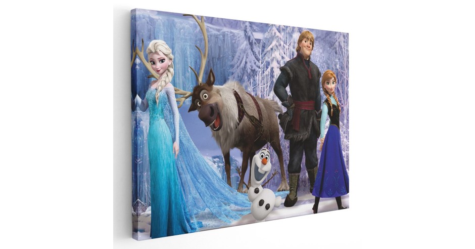 Tablou afis Frozen Elsa Anna Kristoff desene animate 2162 Poster ...