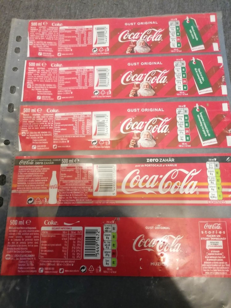 N1 Lot 10 etichete diferite COCA COLA | Okazii.ro