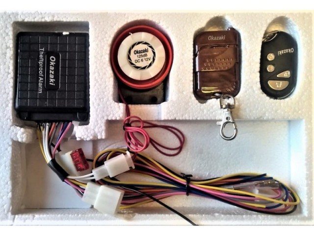 Alarma scuter Okazaki (cu pornire motor din telecomanda) | arhiva Okazii.ro