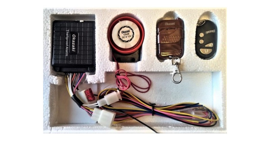 Alarma scuter Okazaki (cu pornire motor din telecomanda) | arhiva Okazii.ro