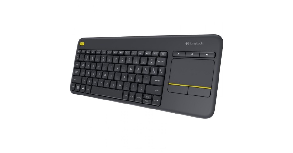 Tastatura Logitech K400 Plus Touch pad , Multimedia , Fara Fir , USB ...