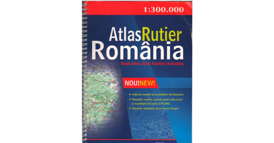C9216 ATLAS RUTIER - ROMANIA - CONSTANTIN FURTUNA | arhiva Okazii.ro