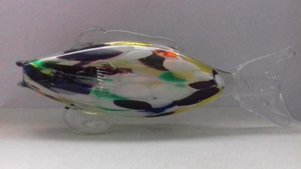 PESTE -BIBELOU DIN STICLA COLORATA-PERIOADA COMUNISTA | arhiva Okazii.ro