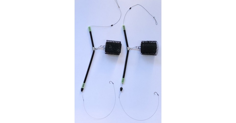 Set 2 Monturi Feeder Dunare 70-80g: Crap, Caras, Platica, Mreana ...