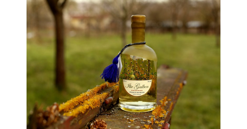 Palinca de prune, Ilie Galben, alc. 48% vol, 500 ml | arhiva Okazii.ro