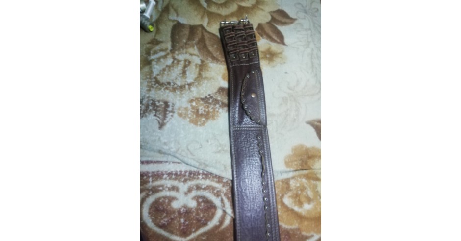 Chimir cu trei buzunare din piele naturala lucrate manual | Okazii.ro