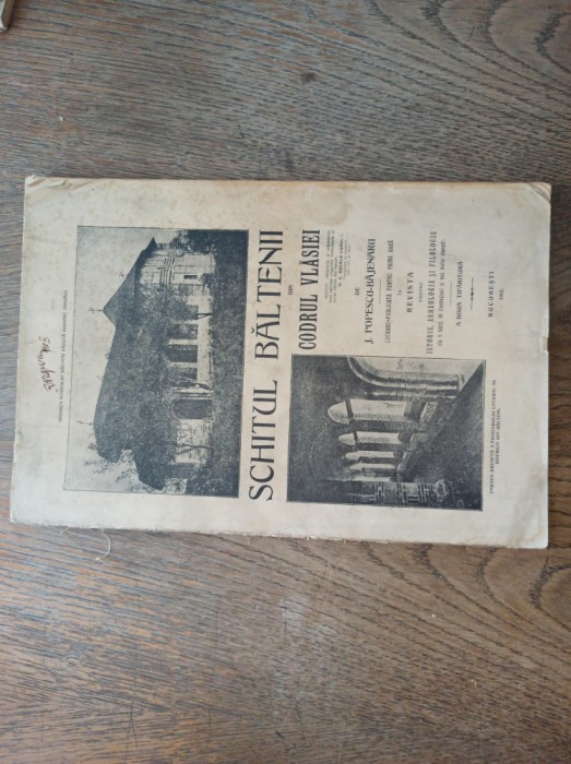 SCHITUL BALTENI DIN CODRUL VLASIEI - POPESCU BAJENARU- EDITIA AII A ...