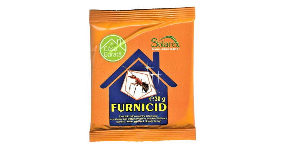 Insecticid Furnici Gandaci Paianjeni Plosnite Solarex, 30gr, Praf ...