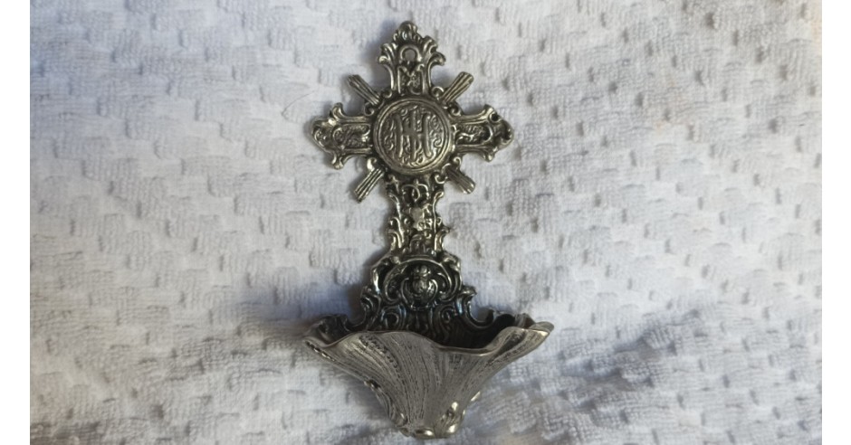 ASPERSORIUM APA SFINTITA MASIV MARE de colectie 1800 SPANIA manopera ...