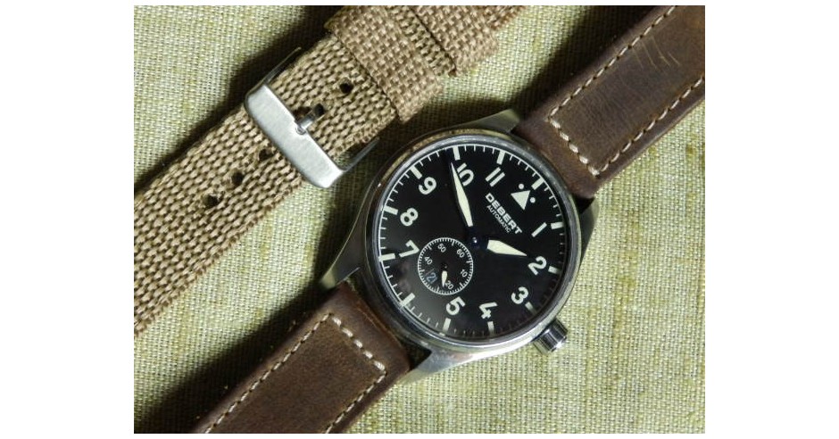 Ceas barbati, model Pilot Aviator DEBERT automatic/mecanic/analogic ...