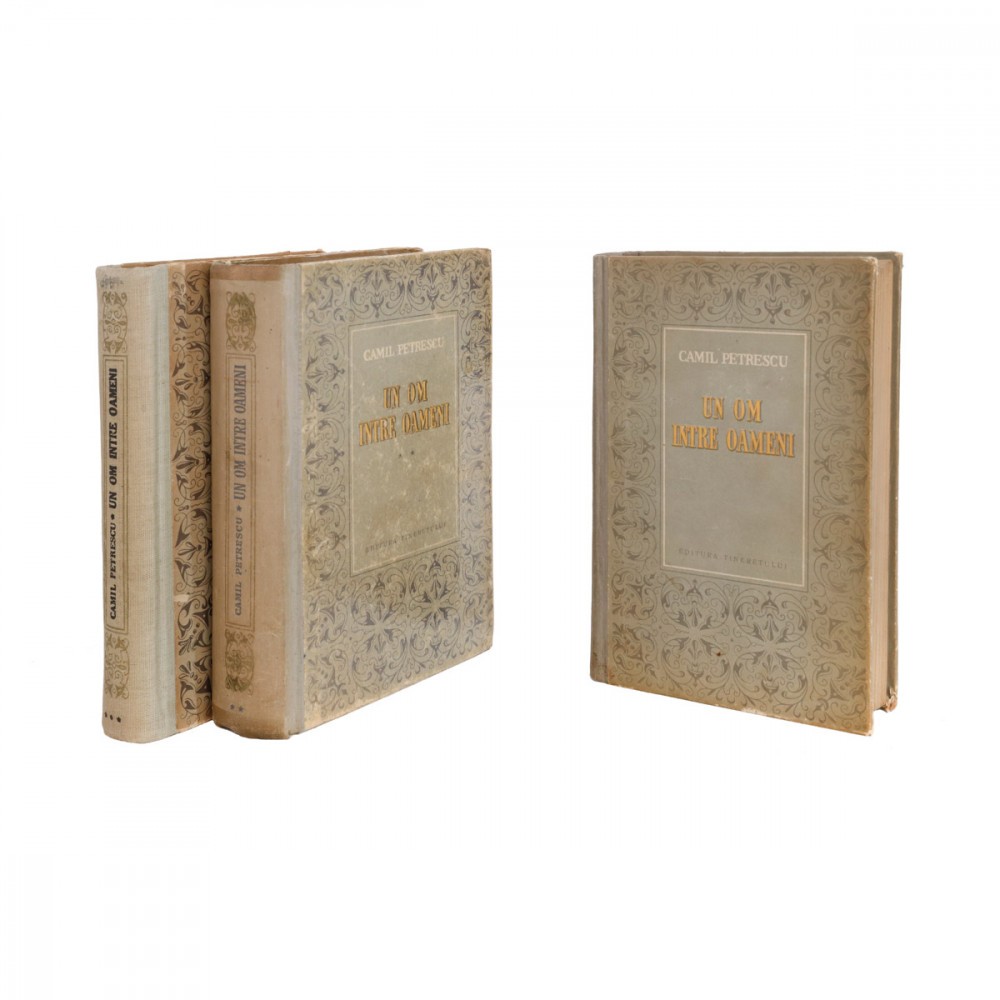 Camil Petrescu, Un om intre oameni, 1953, cu dedica?ie pentru Mircea ...