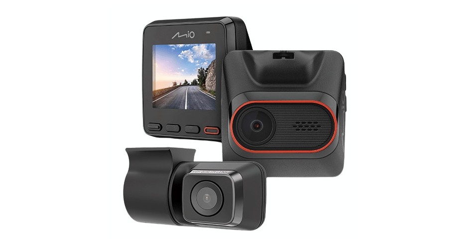 Kit camera auto DVR MIO MiVue C420 Dual, Full HD 1080p, Senzor G ...