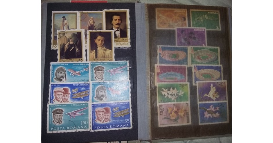 Clasor de timbre vechi,clasor cu timbre vechi,,timbre filateliceT ...