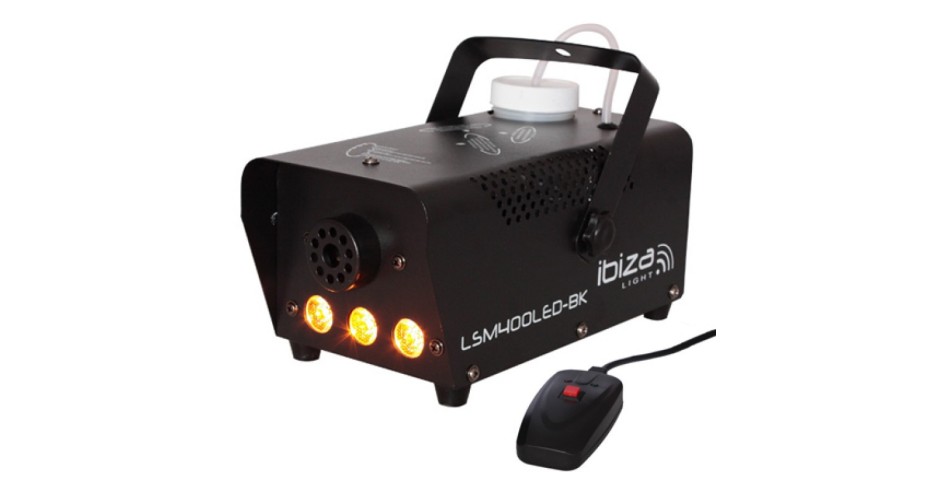 Masina de fum profesionala Ibiza, efect flacara, 400W, negru | Okazii.ro