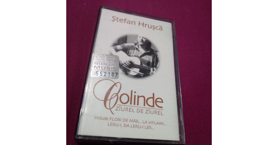 CASETA AUDIO STEFAN HRUSCA-COLINDE ZIUREL DE ZIUREL RARA!!!ORIGINALA ...