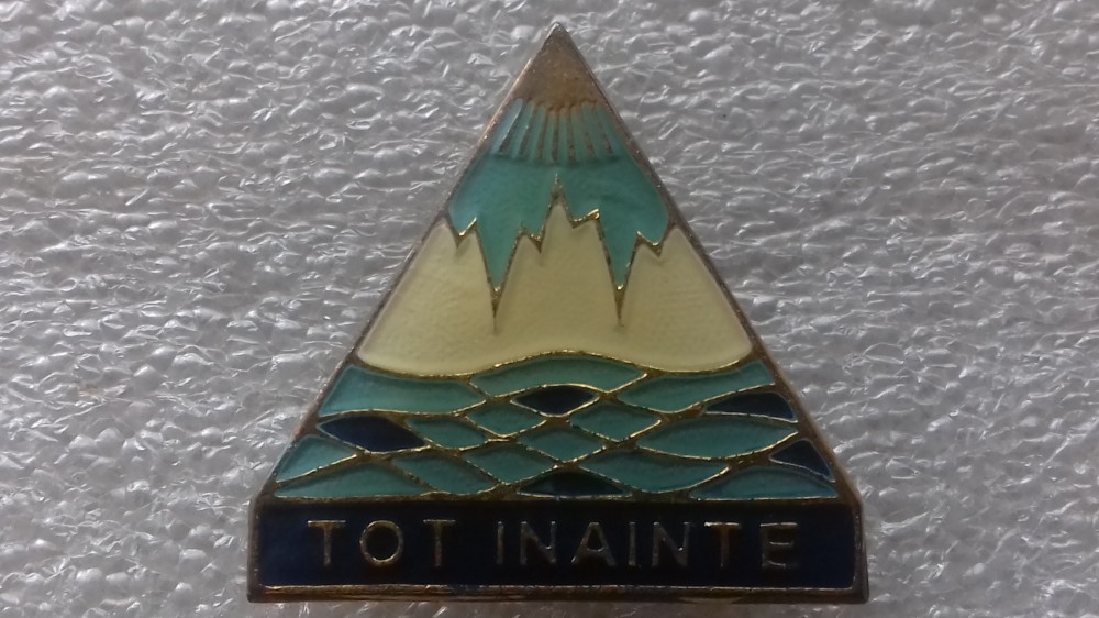 INSIGNA PIONIER -TOT INAINTE PENTRU ACTIVITATI TURISTICE | arhiva Okazii.ro