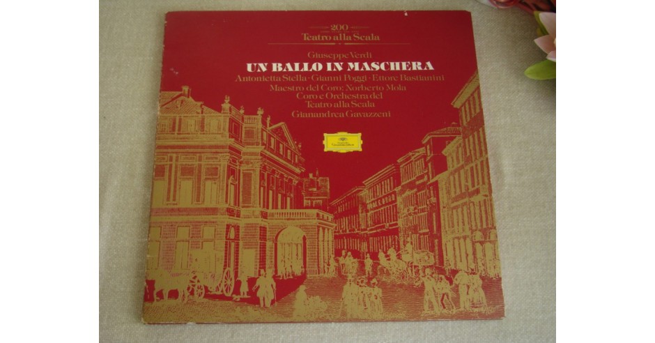 VERDI - Bal Mascat - Cutie cu 3 Viniluri Deutsche Grammophon Perfecte ...